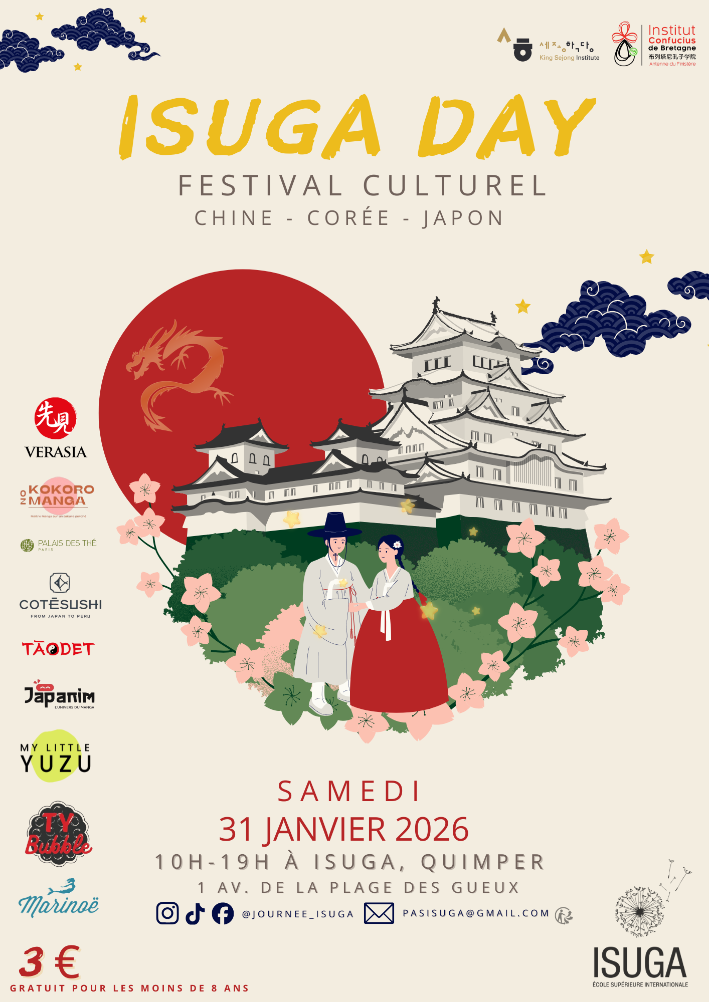 Plongez dans les cultures asiatiques avec l’ISUGA Day ! - ISUGA